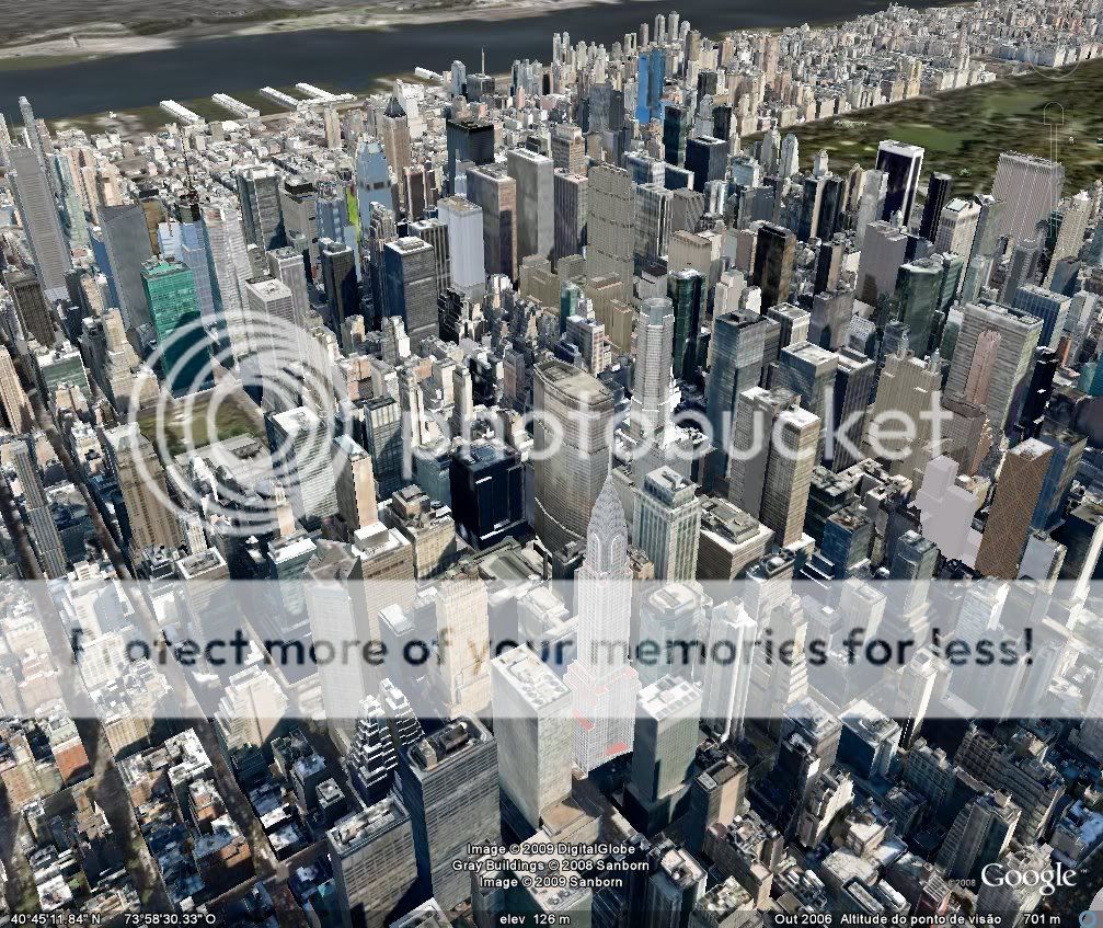 Playing with Google Earth: cities from 9km above | SkyscraperCity Forum