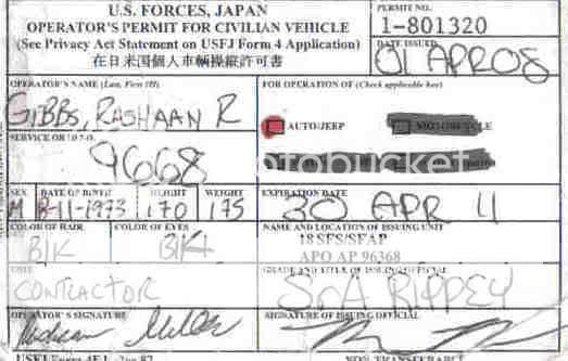 SOFA Driver's License Photo by panamachaser | Photobucket