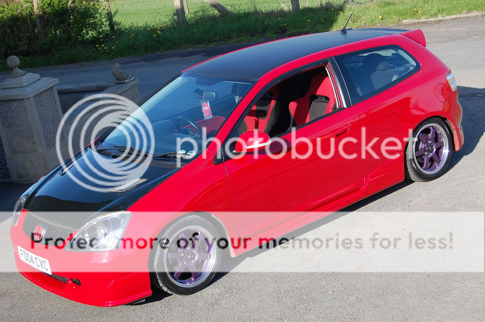 Monty's Ep2 Milano Red Ft. Purple - Honda Civic EP2 - EPCIVIC.COM